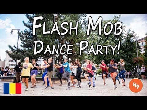 Flash Mob Dance Party in Romania! - The World Race | Christian Mission ...